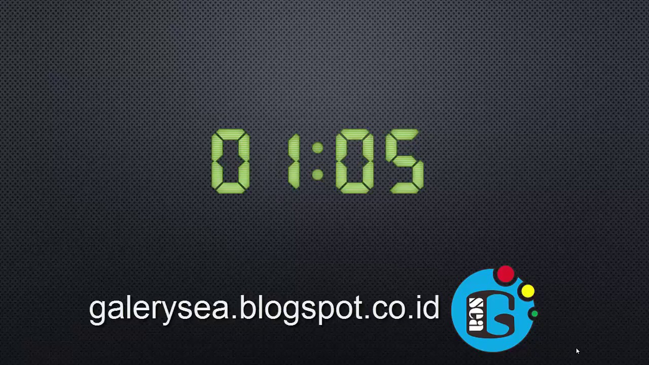 How to make - Animasi Digital Timer (Power Point HD) - YouTube