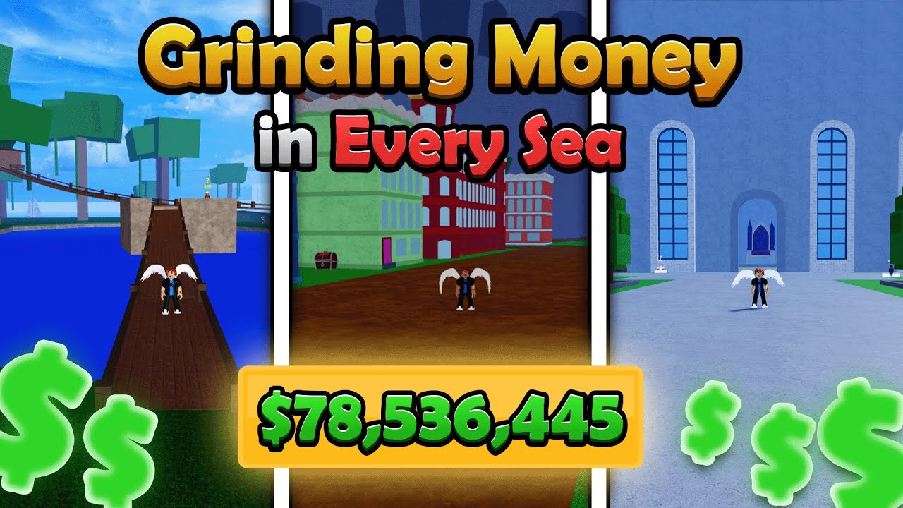 The FASTEST Ways of Earning Money in Every Sea (Blox Fruits) - YouTube