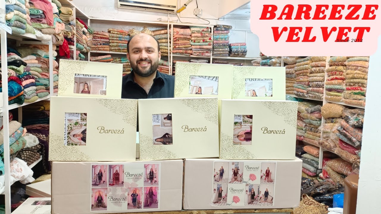 Velvet Suit in Rawalpindi! Bareeze Velvet Collection 2022! Winter Dress ...