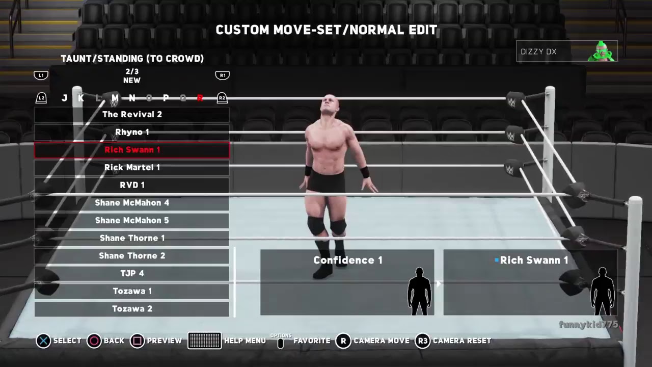 WWE2K18 | CREATION OF DIZZY DX (continued) - YouTube