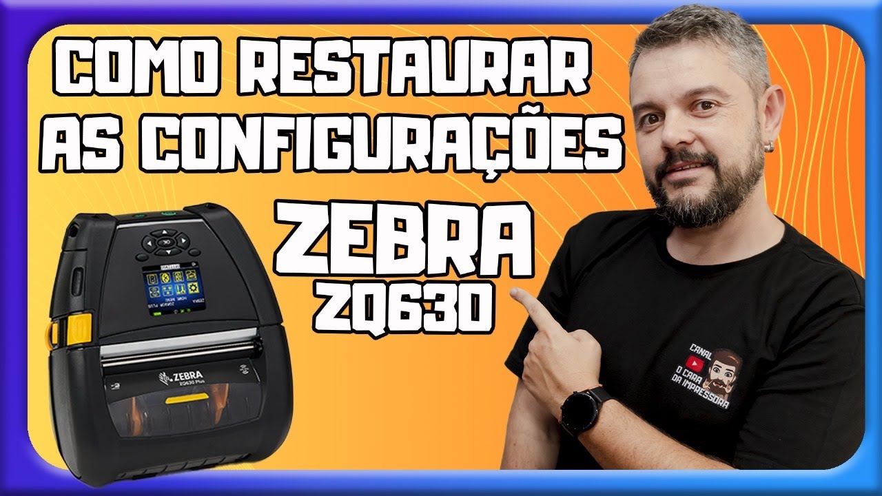 Zebra ZQ630 - Factory Default - YouTube