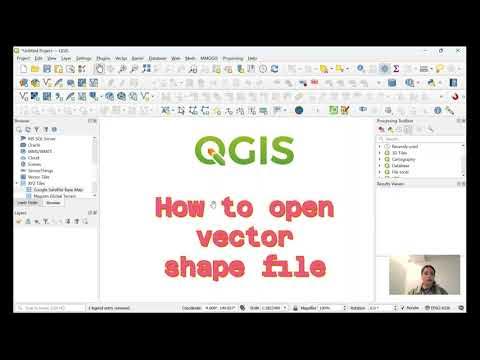 How to Open a Vector Shapefile in QGIS | Step-by-Step Tutorial - YouTube