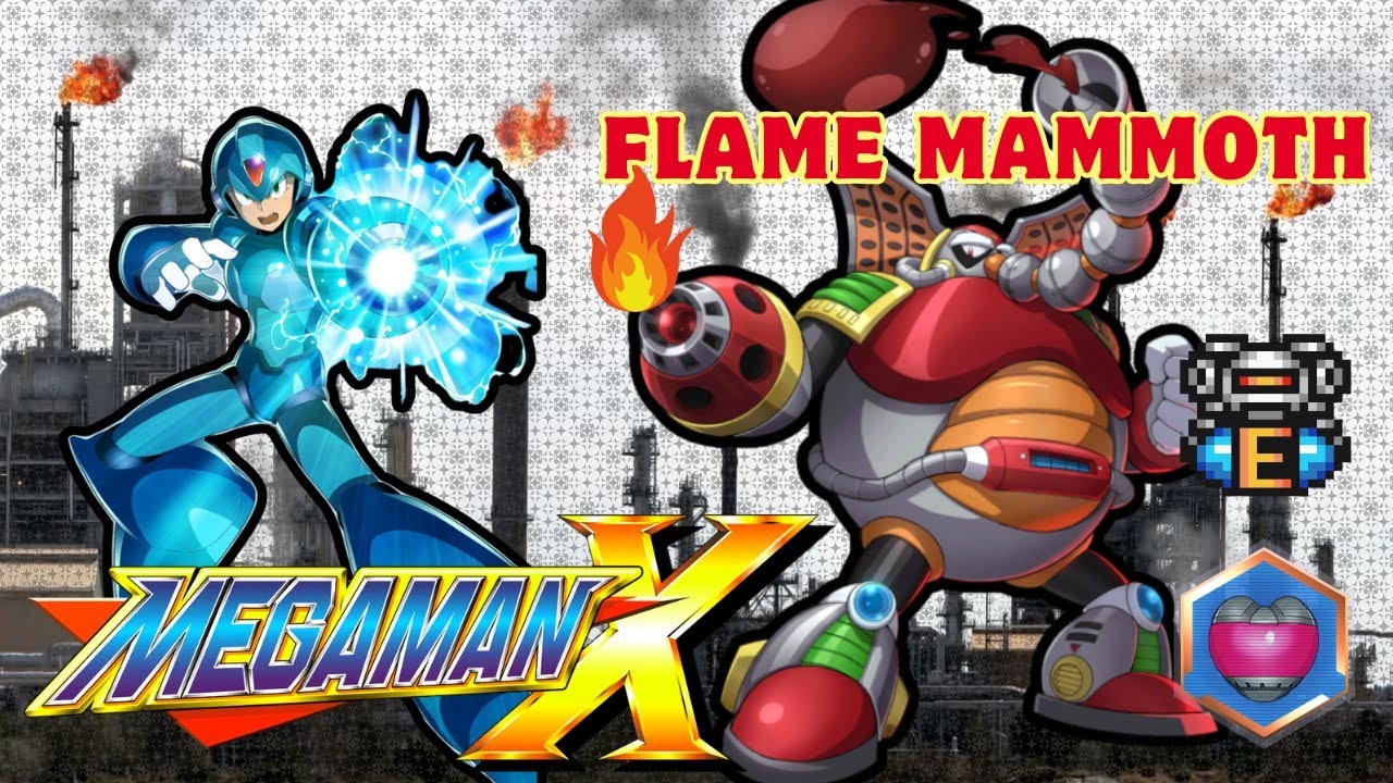 🔥 ¡Megaman X vs. Flame Mammoth! – Batalla de Fuego y Acero 🔥🦣 ️subtank ...