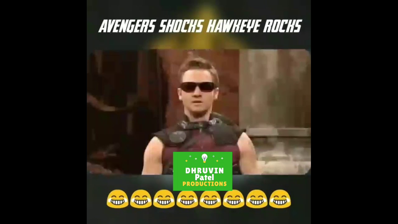 Avengers shocks hawkeye rocks😂😂😂😂😂😂😂😎 - YouTube