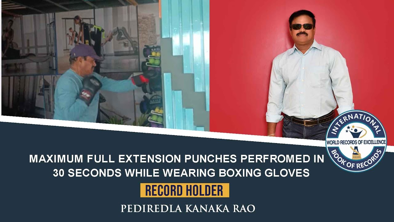 MAXIMUM FULL EXTENSION PUNCHES PERFROMED IN 30 SECONDS WHILE WEARING ...