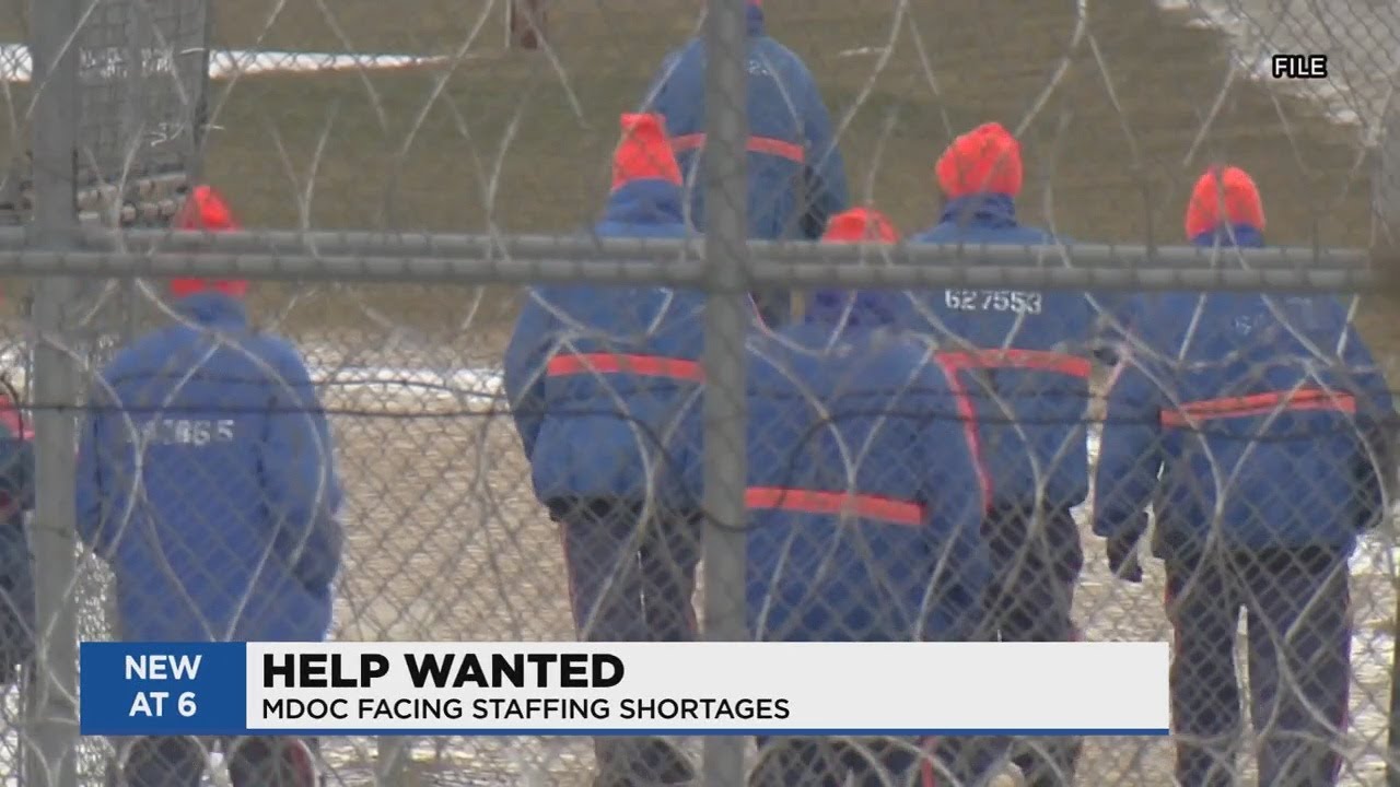 MDOC: State prisons short more than 800 correctional officers - YouTube