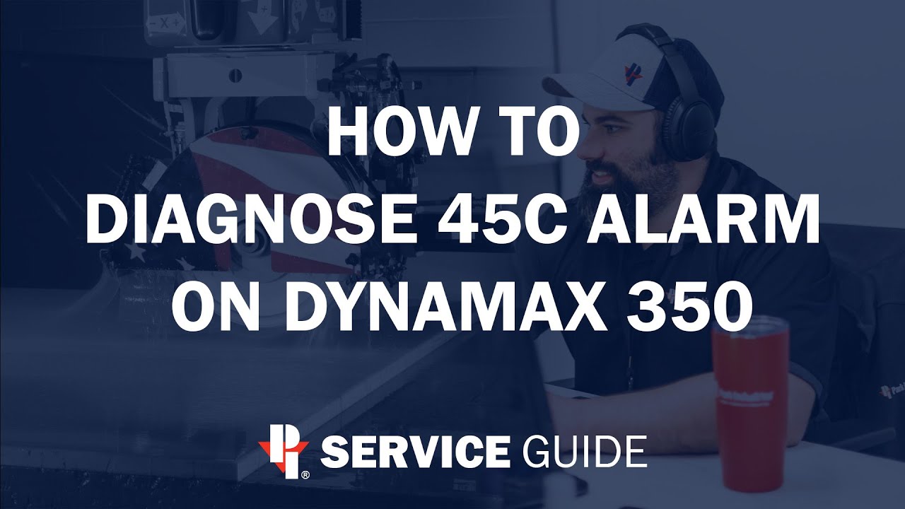 How to Diagnose 45C Alarm on Dynamax 350 | CNC Sawjet Service - YouTube