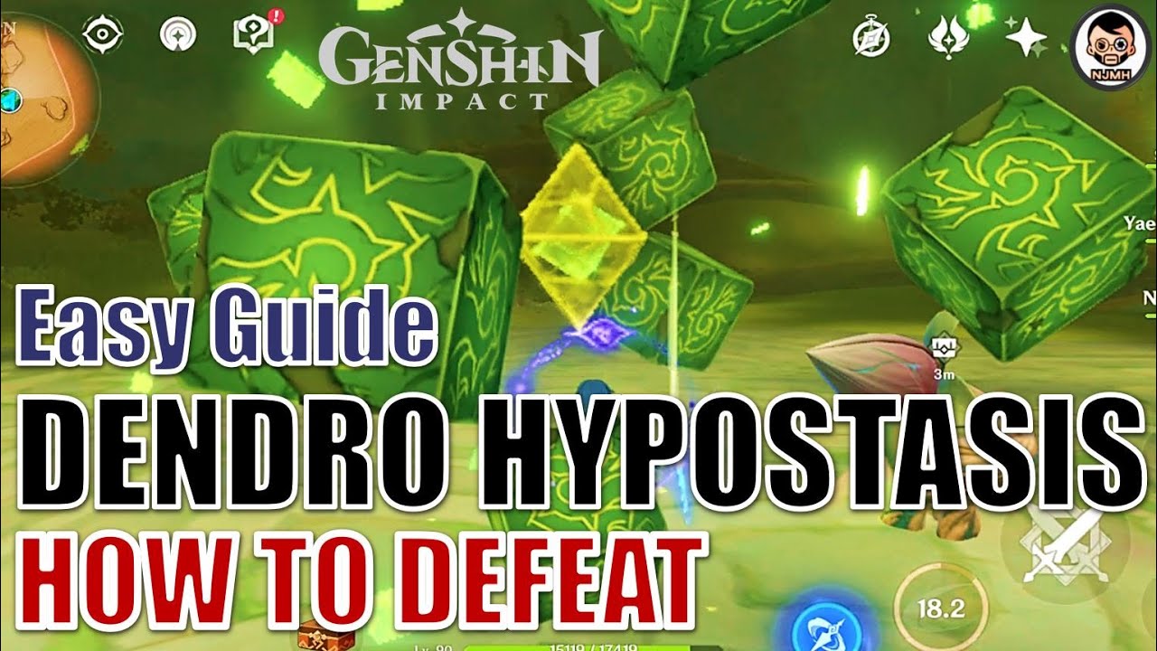 [Easy Guide] How to Defeat DENDRO Hypostasis? | Genshin Impact - YouTube