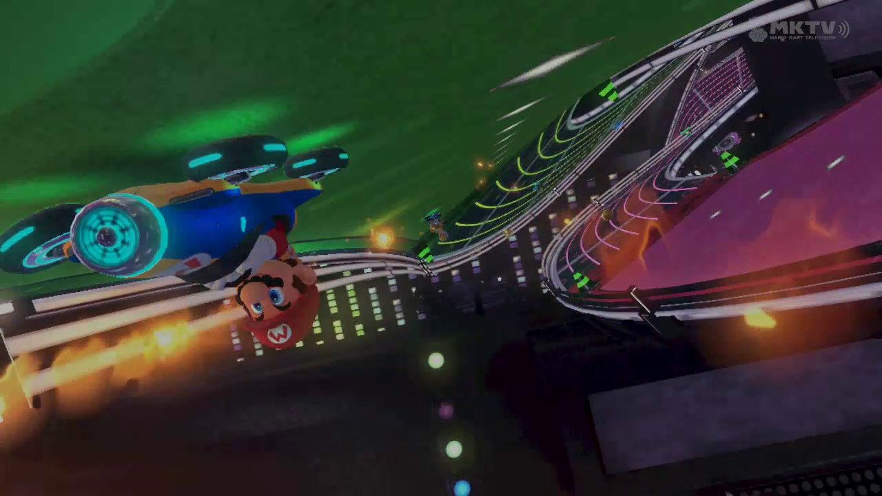 Wii U - Mario Kart 8 - Electrodrome - YouTube