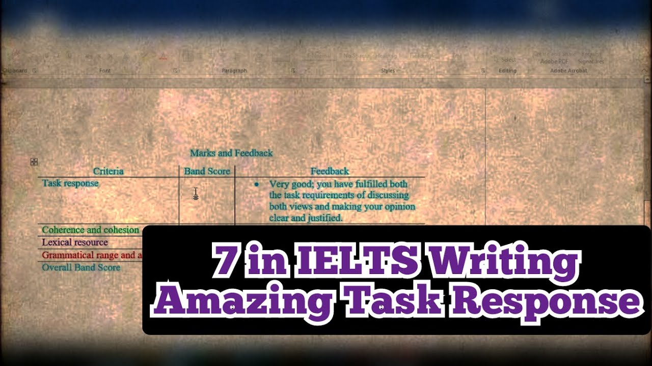 Amazing Task Response Results in a 7! | IELTS Writing Task 2 Screencast ...