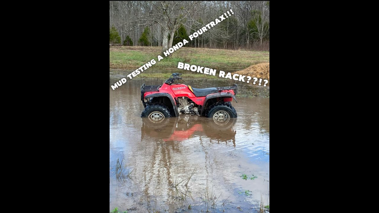 Riding a honda 300 with a broken rack!?!?😧 - YouTube