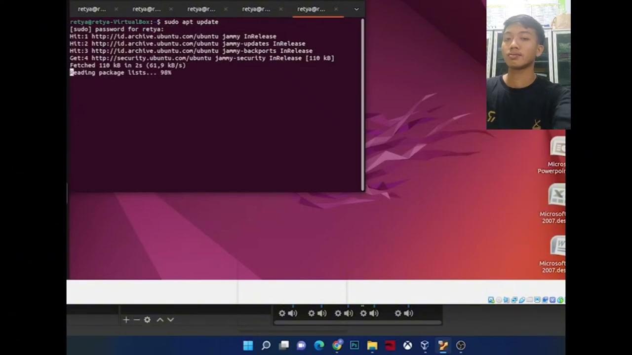 tutorial instal software server pada Linux Ubuntu - YouTube