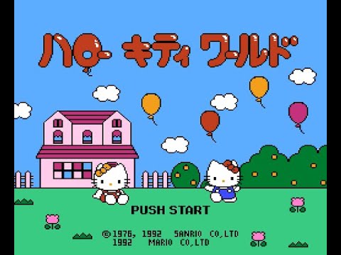 Hello Kitty World - Famicom (1992) - YouTube