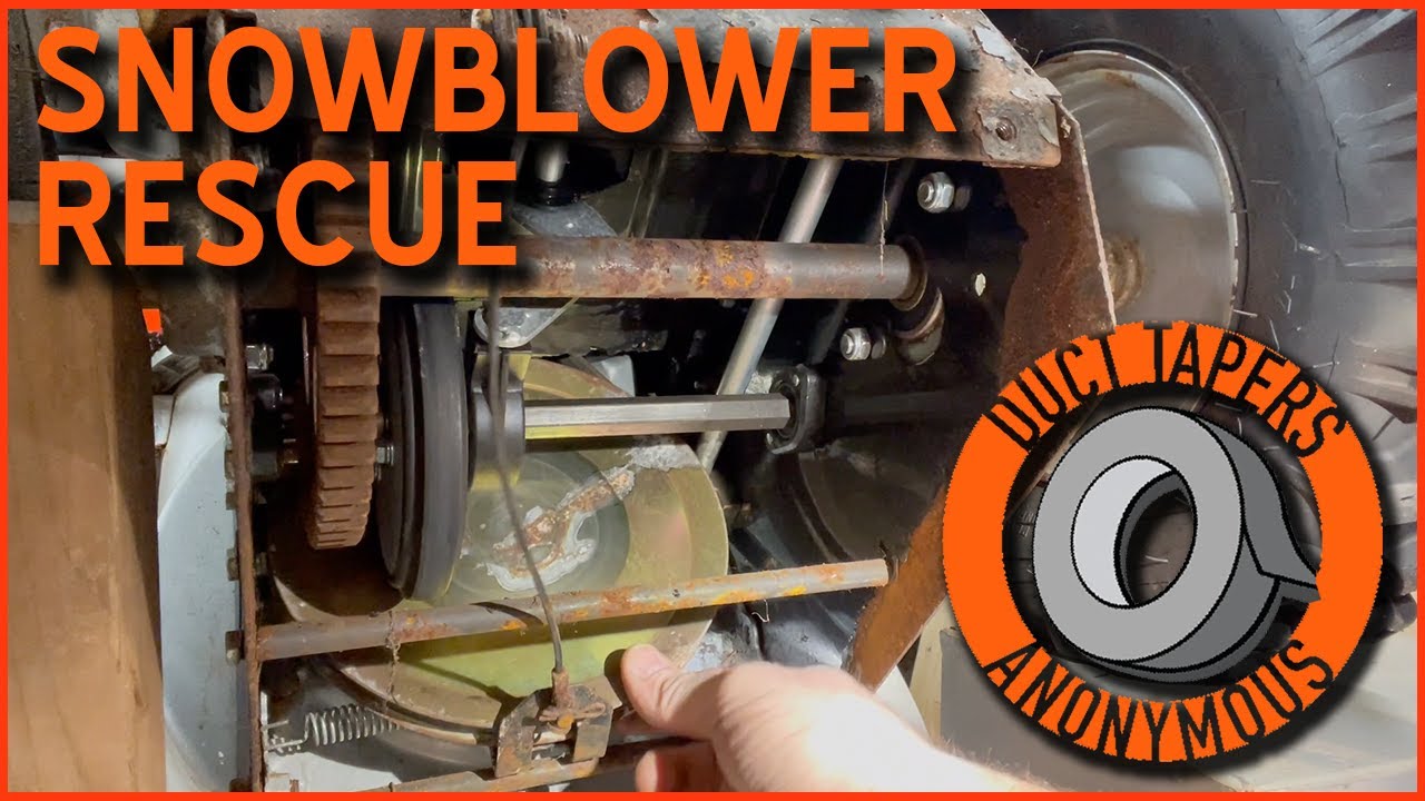 SNOWBLOWER RESCUE More than a simple repair: extreme rust, transmission ...