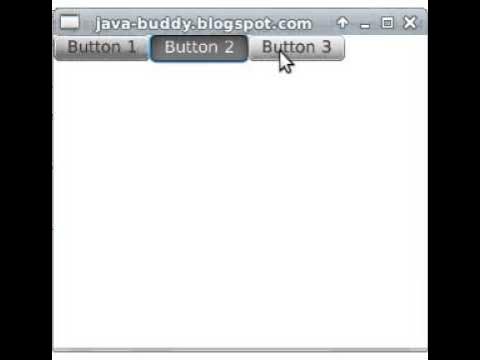 JavaFX example: ToggleGroup - YouTube