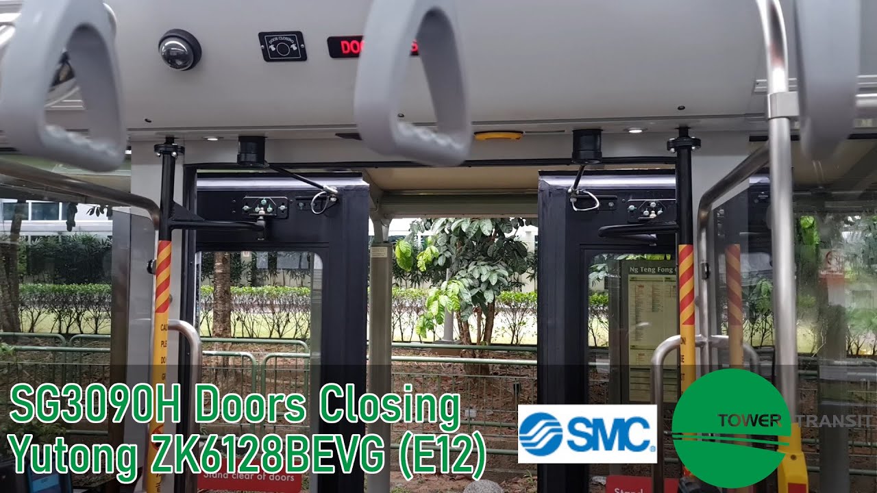 SMC Transit | Tower Transit Yutong ZK6128BEVG (E12) - SG3090H Doors ...