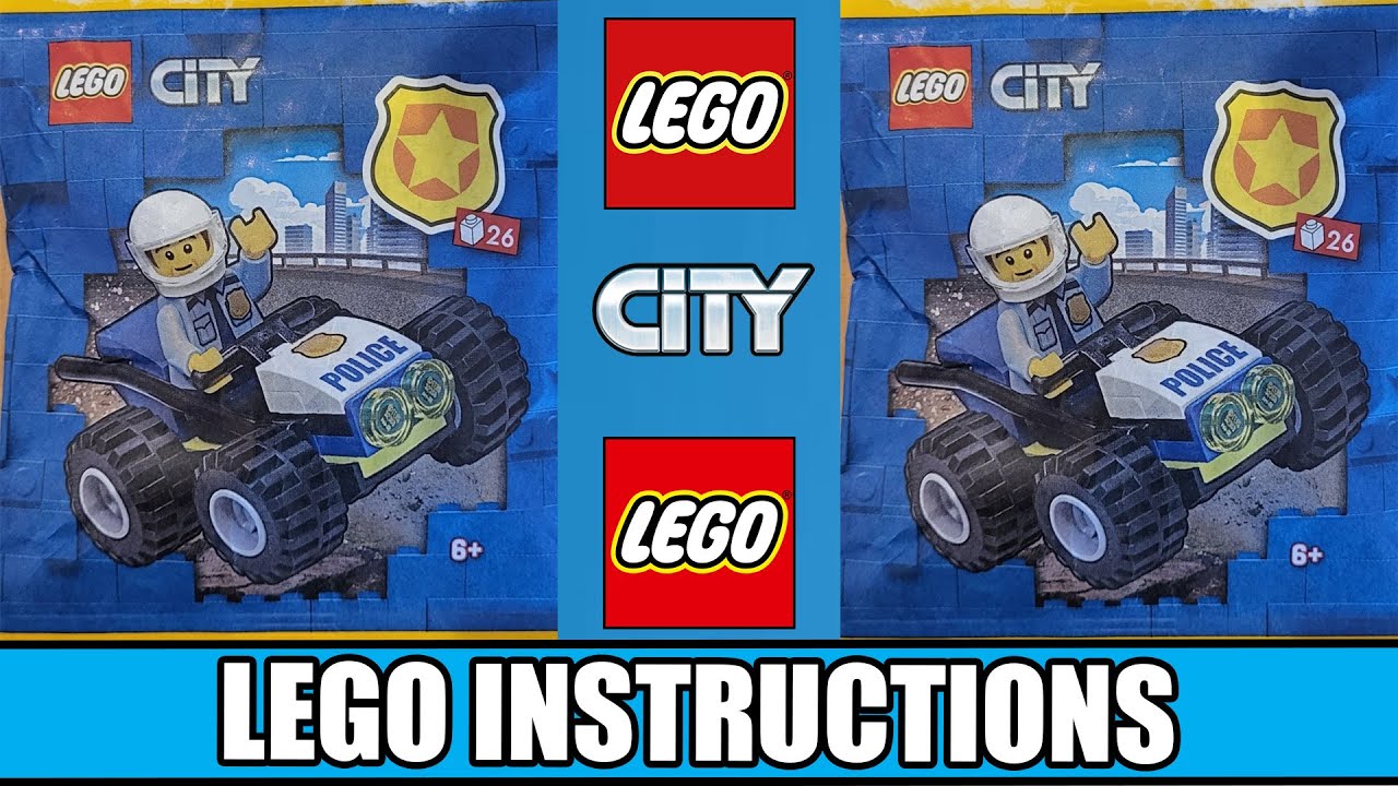 LEGO Instructions | City Magazine | 952302 | Police Buggy - YouTube