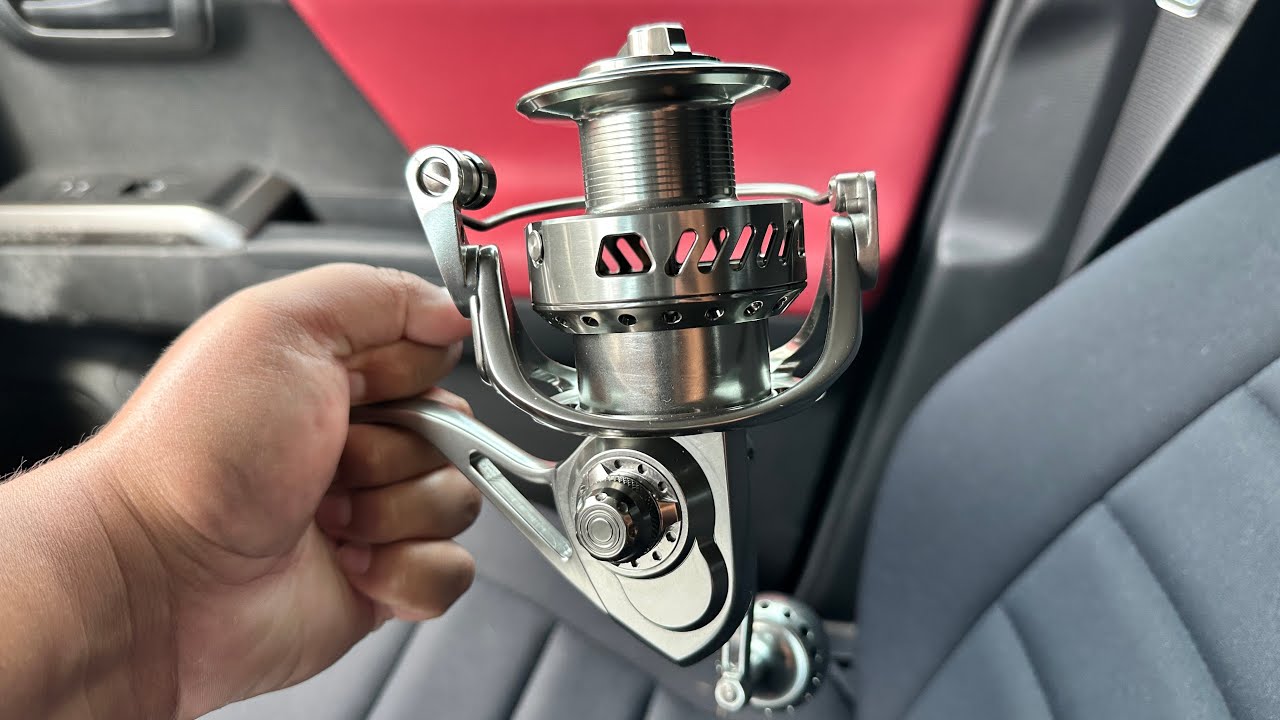 TEMU Fishing Reel- Van Staal Knockoff Full Aluminum Review - YouTube