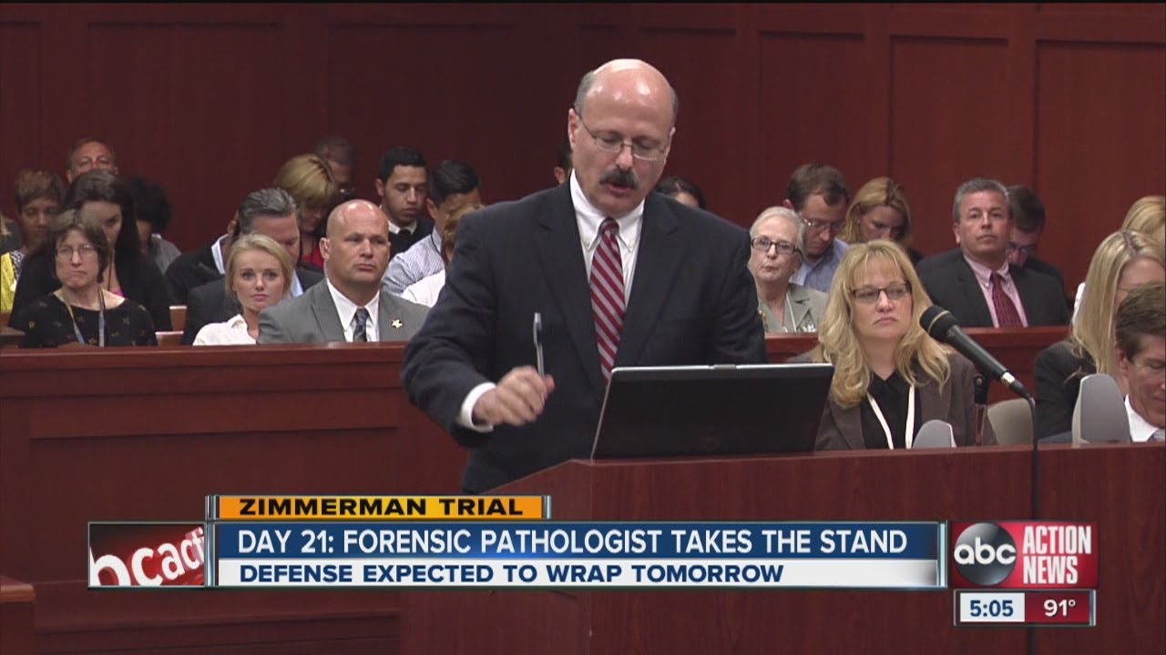 Defense wraps up case with forensic expert who backs up Zimmerman's ...