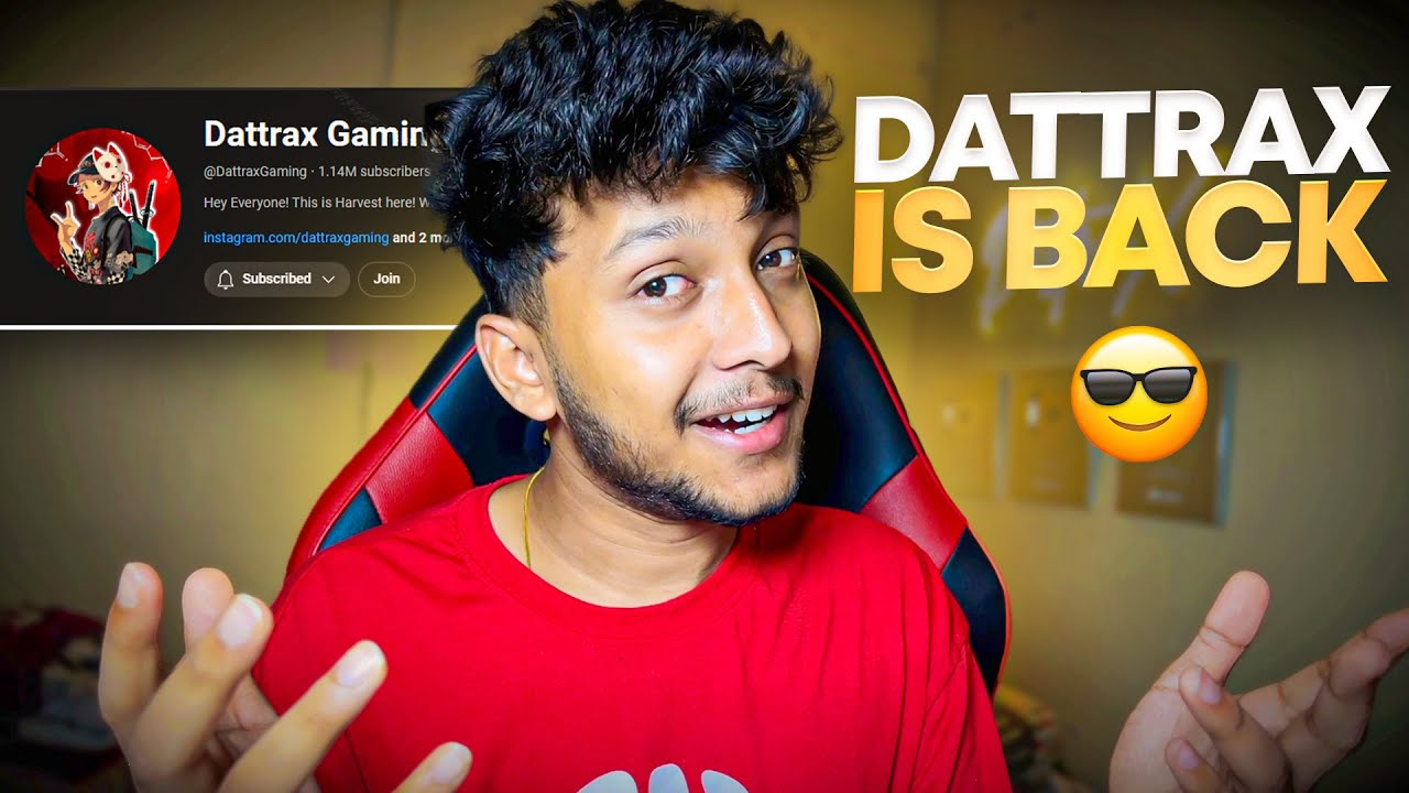 DATTRAX IS BACK! HOW MY CHANNEL WAS HA*CKED! - YouTube