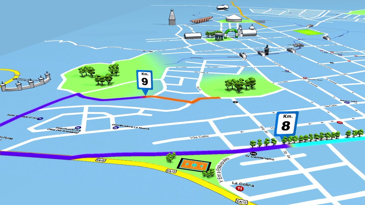 Mapa 3D, Esquipulas 2017 - YouTube