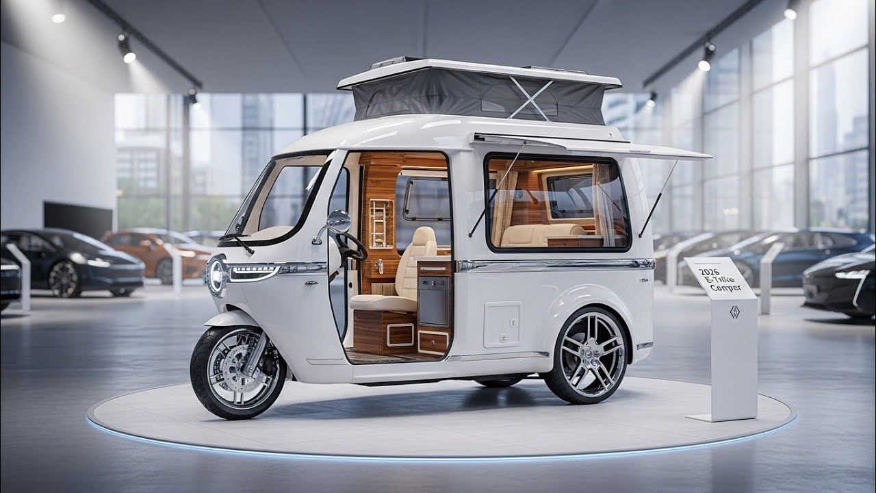 Der 2026 Tiny E-Trike Camper – Das günstigste Mini-Wohnmobil der Welt ...