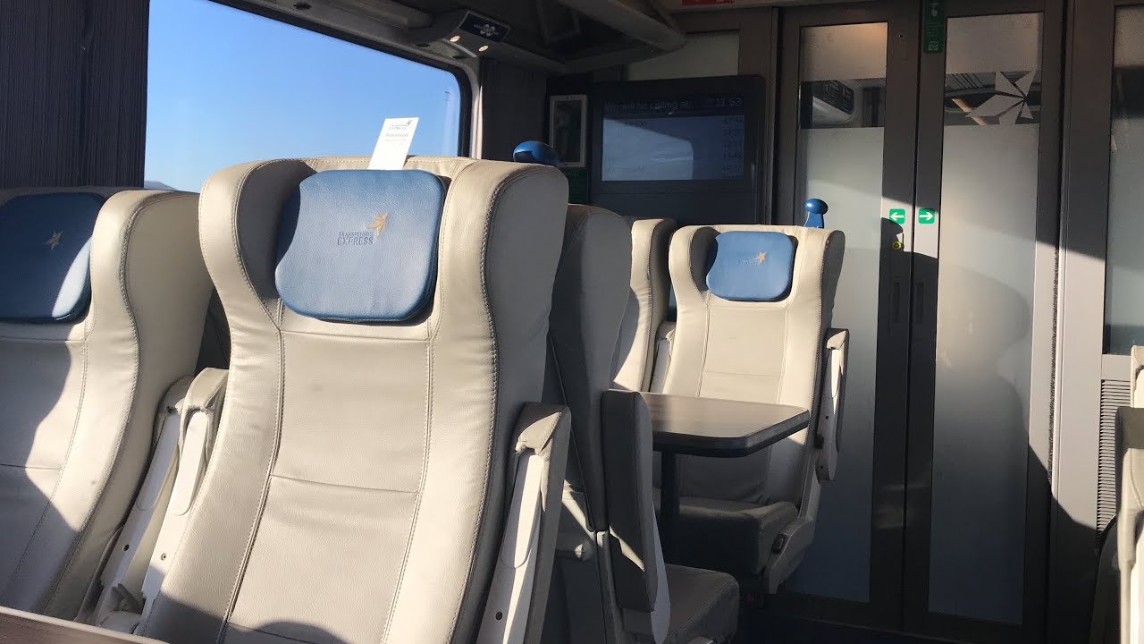 First class on a 185 TPExpress service to Manchester Victoria on the 2 ...