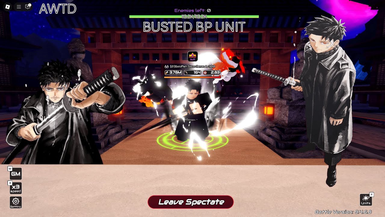 AWTD Showcase : Goldfish Swordsman SCR+ is a BUSTED BP UNIT - YouTube