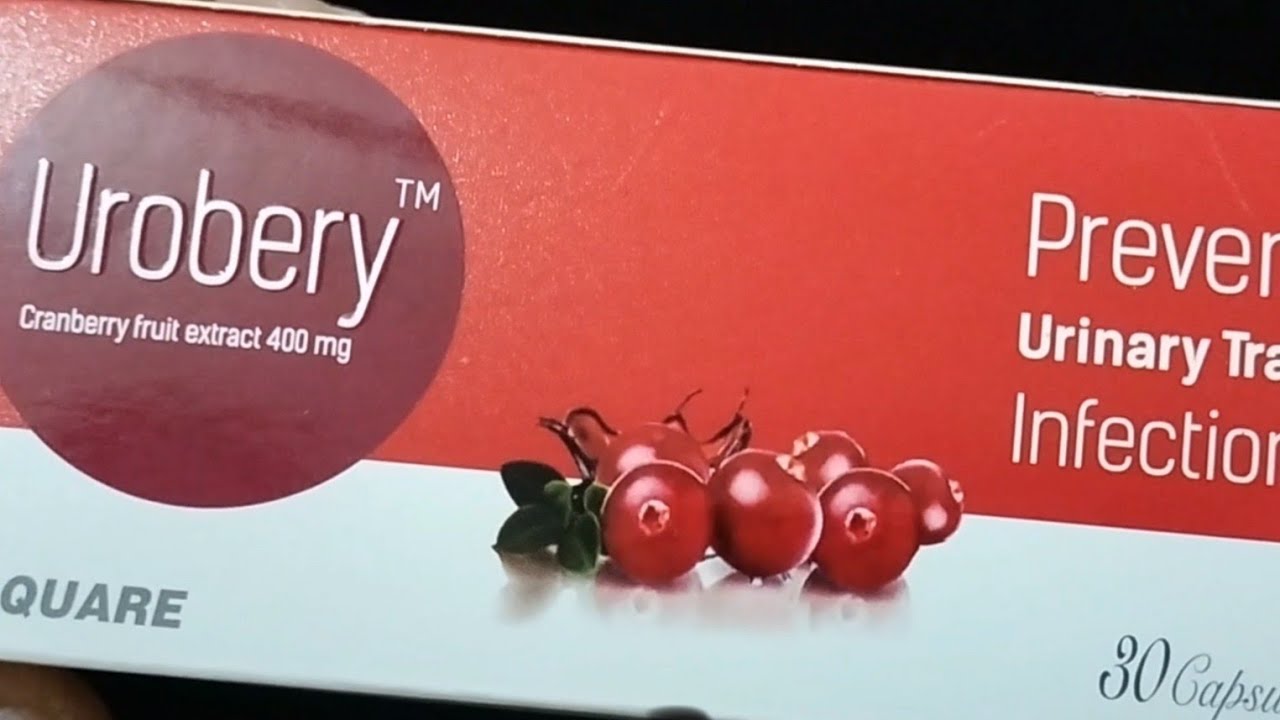 Urobery Capsule Pack ImageCranberry [Vaccinium macrocarpon]400 mgSquare ...