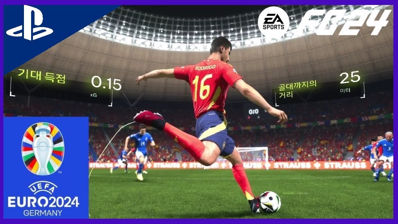 FC 24 | Rodri Long Power Shot Goal | EURO 2024 - YouTube