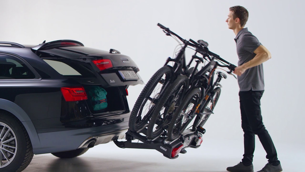 Thule VeloSpace XT 3 Bike Cycle Carrier - YouTube