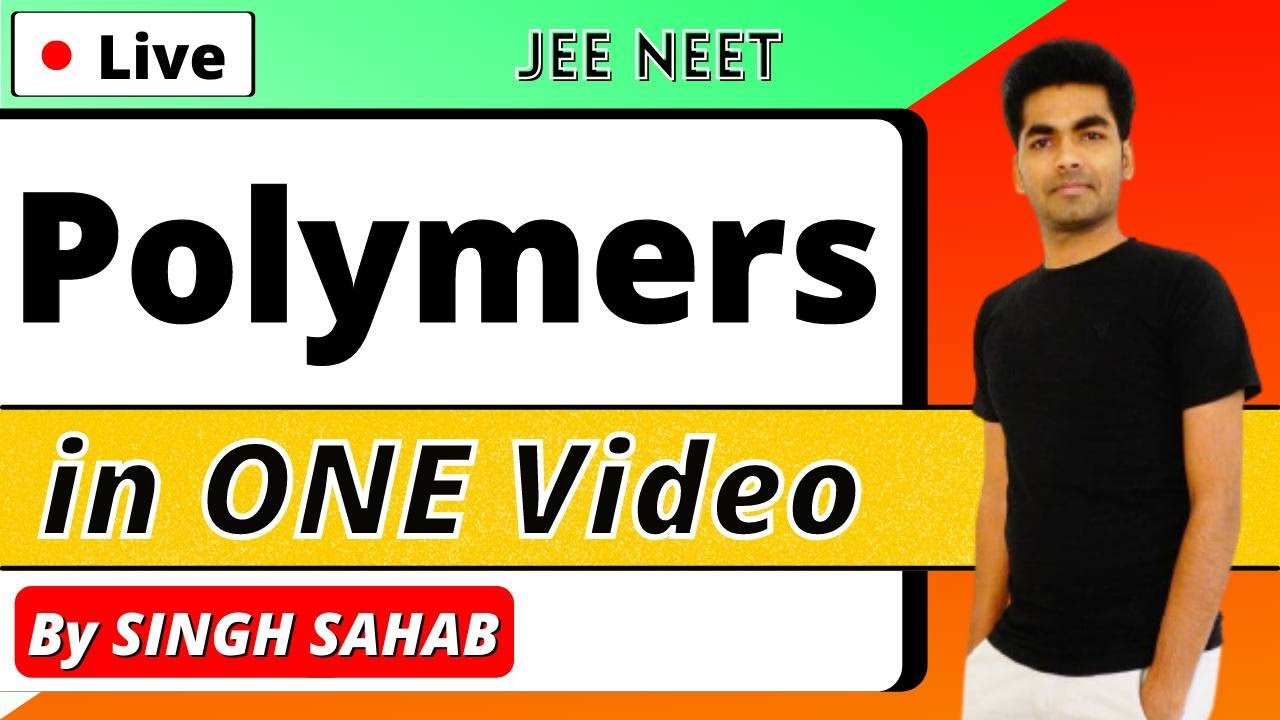 Complete Polymers in One-Shot | NCERT Class 12 Organic Chemistry Crash ...