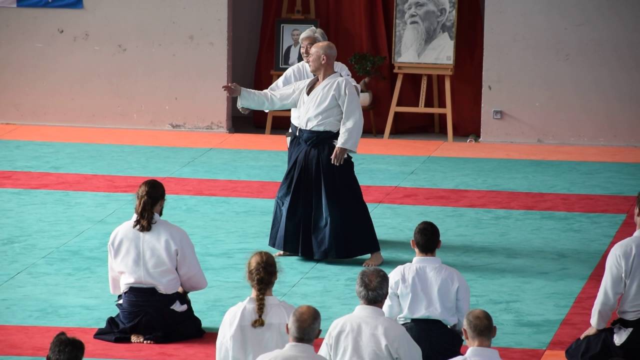 Stage AIKIDO à Lesneven YAMADA sensei 2016 N°5 - YouTube