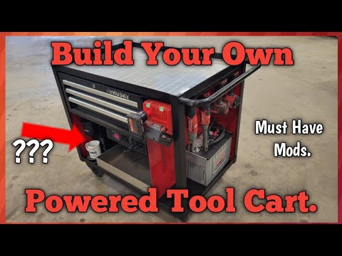HOW TO BUILD YOUR OWN POWERED HUSKY TOOL CART WITH MUST HAVE ...