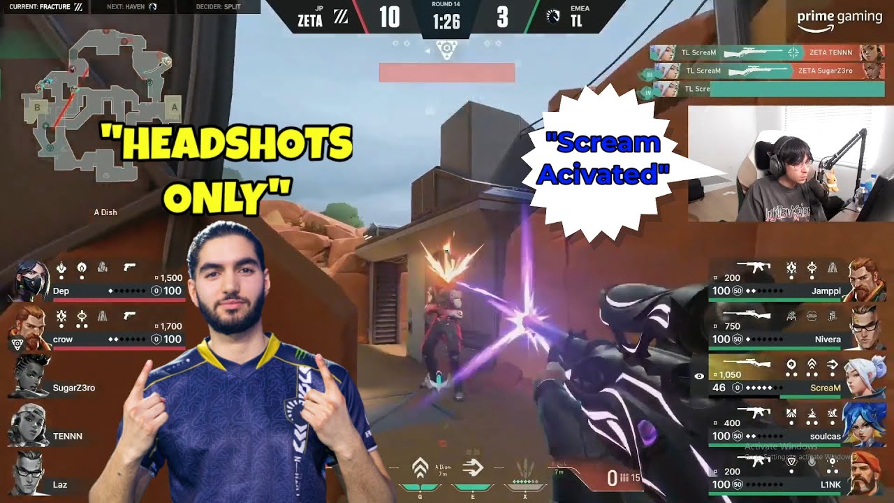 Scream Insane Headshots with Marshal | Tenz reacts - YouTube