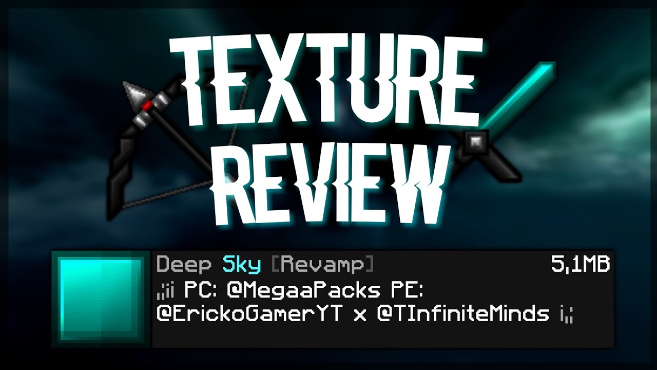 Deep Sky [128x] Texture Pack Review Minecraft Pe 1.12.x - YouTube