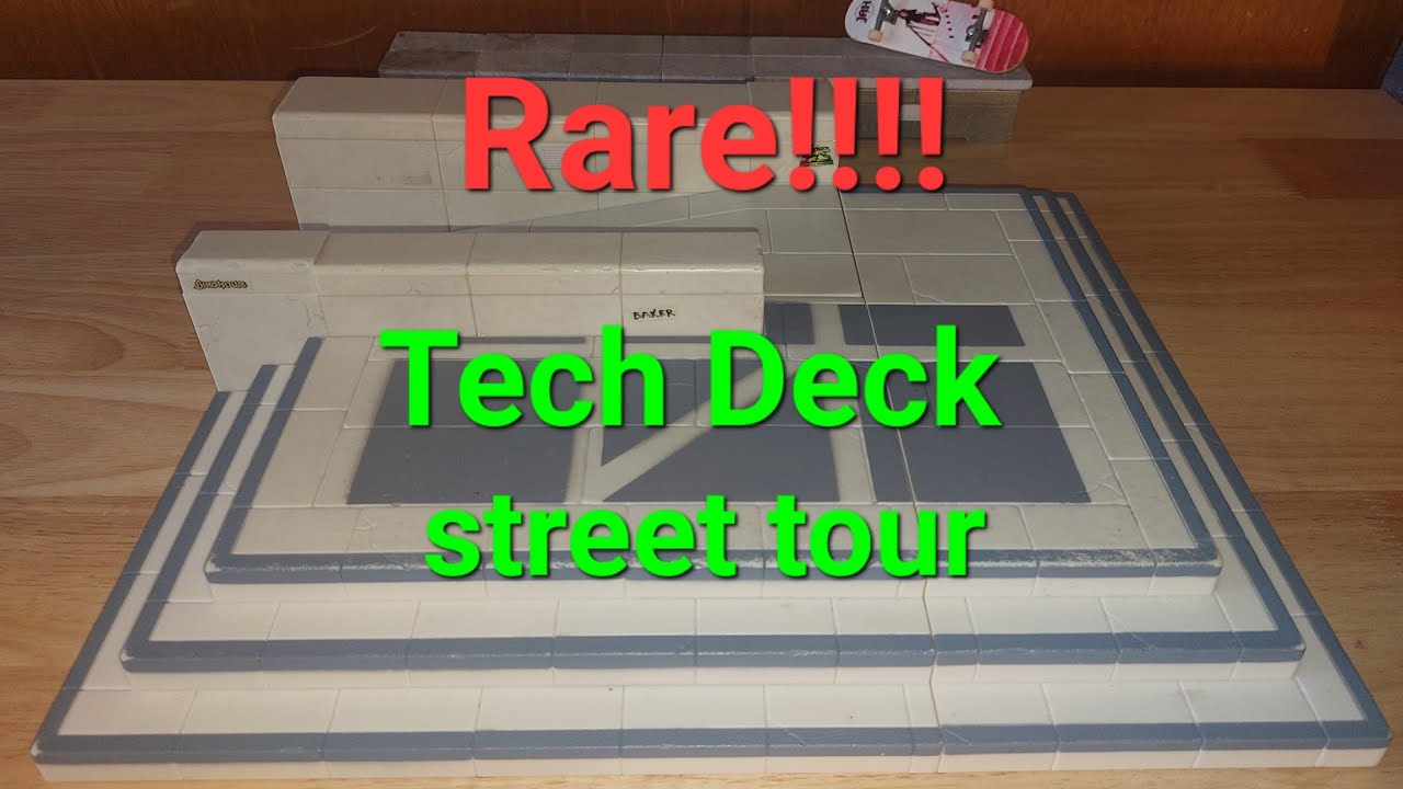 Rare! Tech Deck street tour / Pulaski park fingerboard spot - YouTube