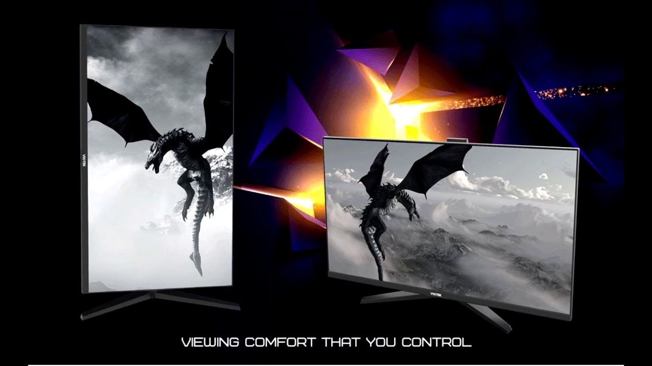 VIOTEK GFT27CXB 27 Inch Gaming Monitor Review - YouTube