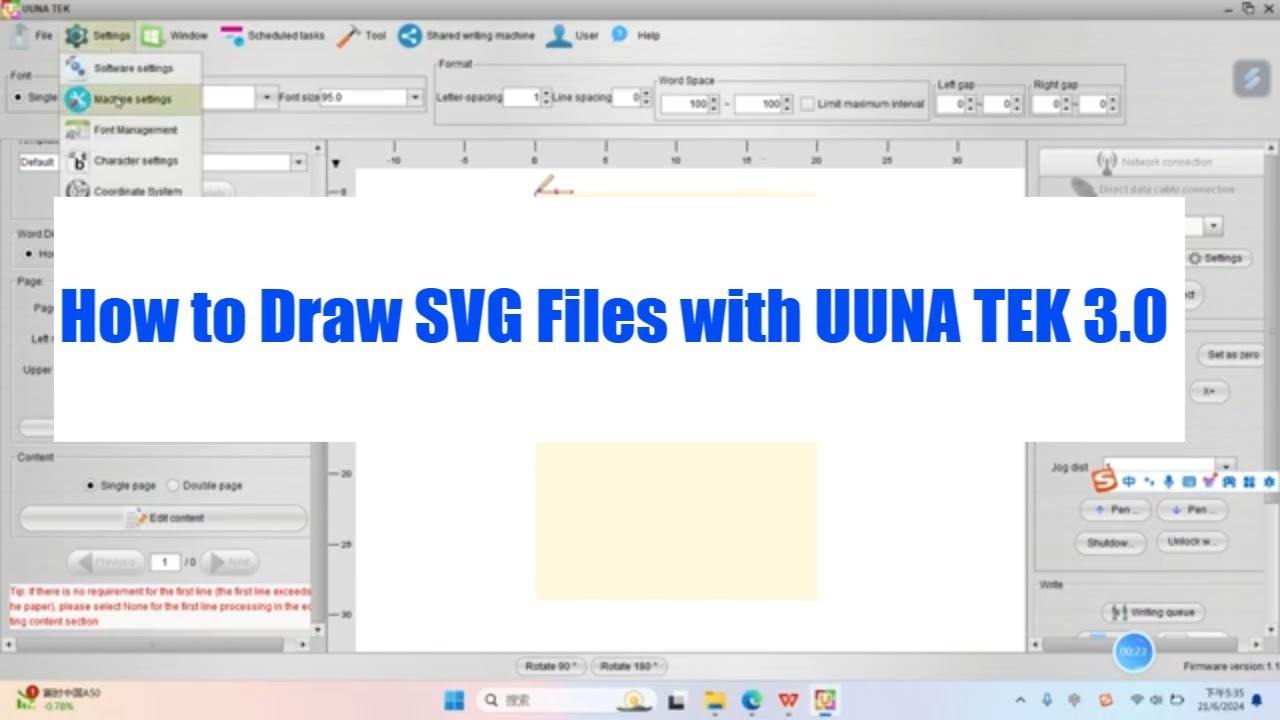 How to Draw SVG Files with UUNA TEK 3.0 Pen Plotter Drawing Machines ...