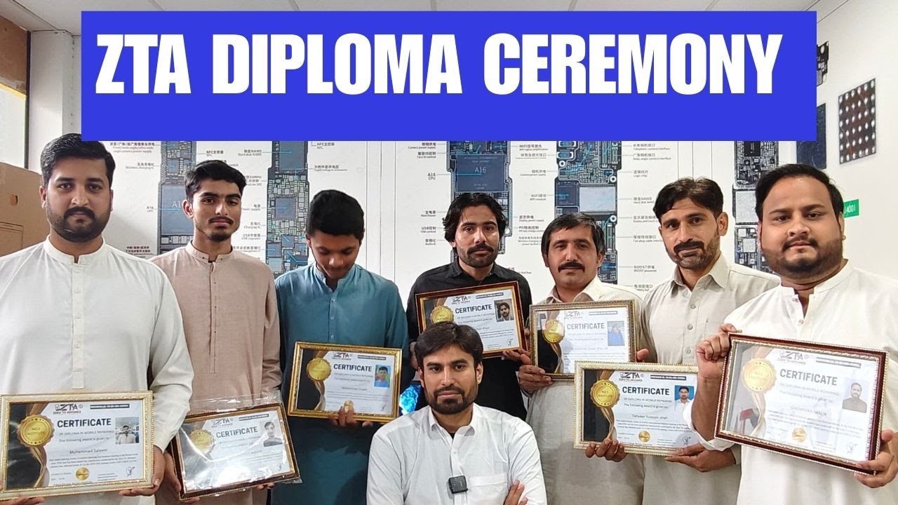 ZTA DIPLOMA AWARD CEREMONY | MOBILE REPAIRING & JTAG SOFTWARE SKILLS ...