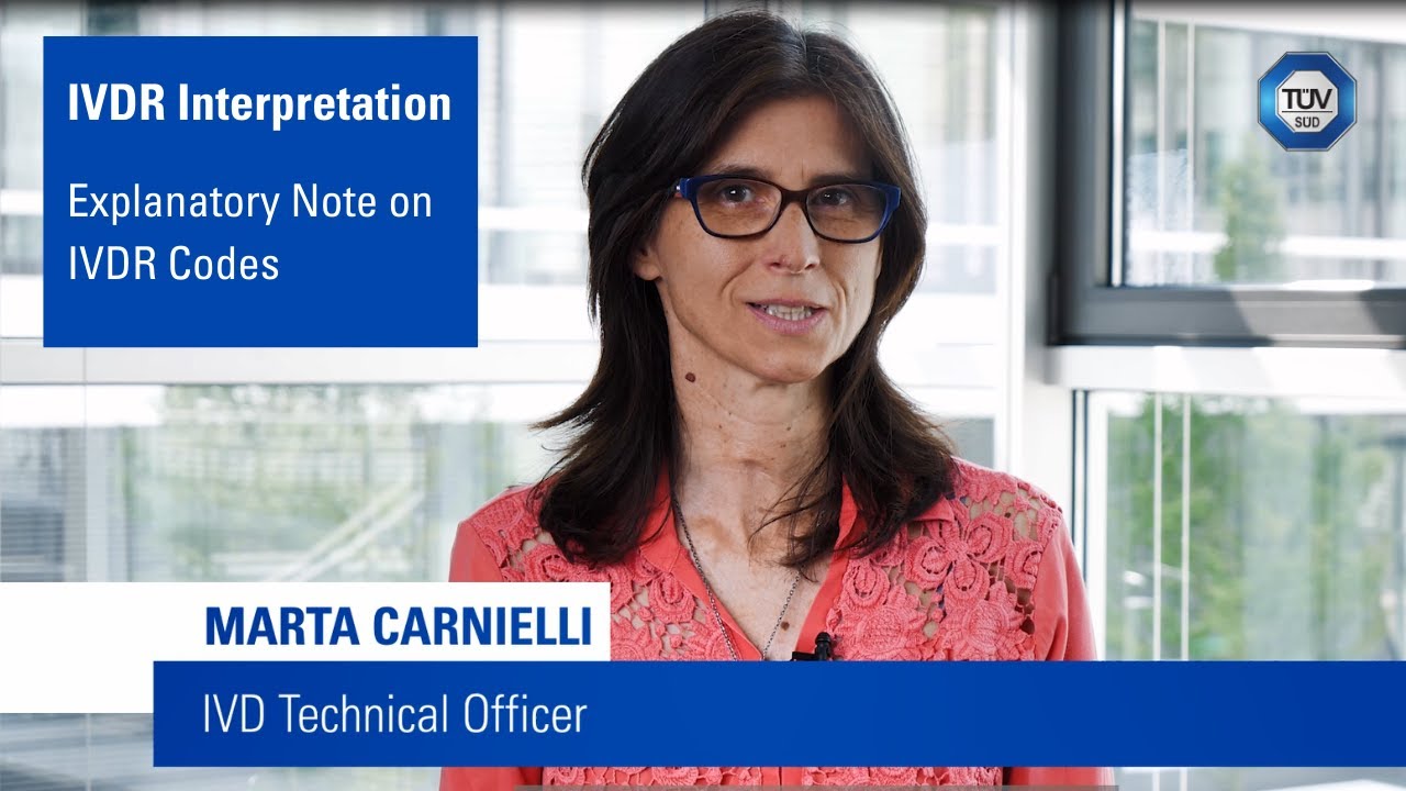 TÜV SÜD IVDR Interpretation | Marta Carnielli | Explanatory Note on ...