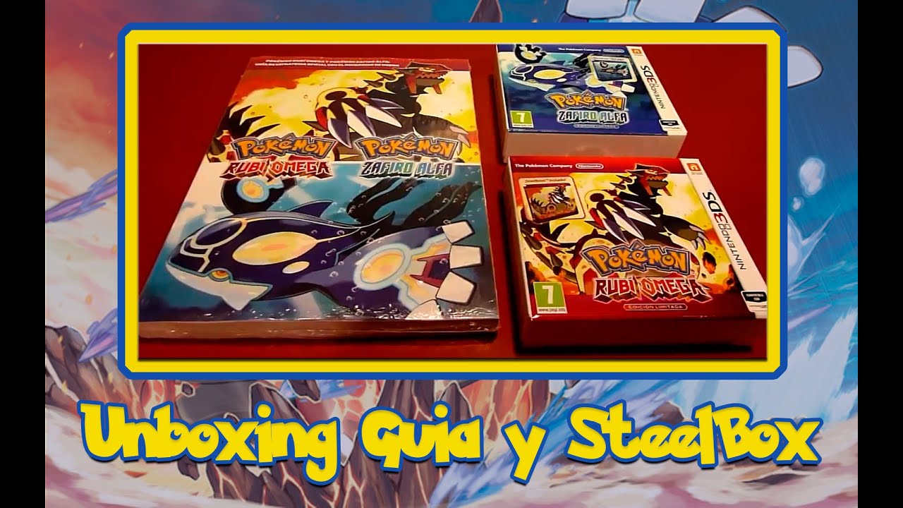 [Unboxing] Guia Oficial y SteelBox - Pokemon RO/ZA - YouTube