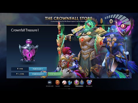 Dota 2 - Crownfall Treasure I Preview - YouTube