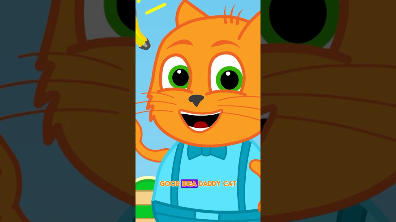Cats Family USA | Cat's daddy has an idea! | Video for kids | Cartoons ...