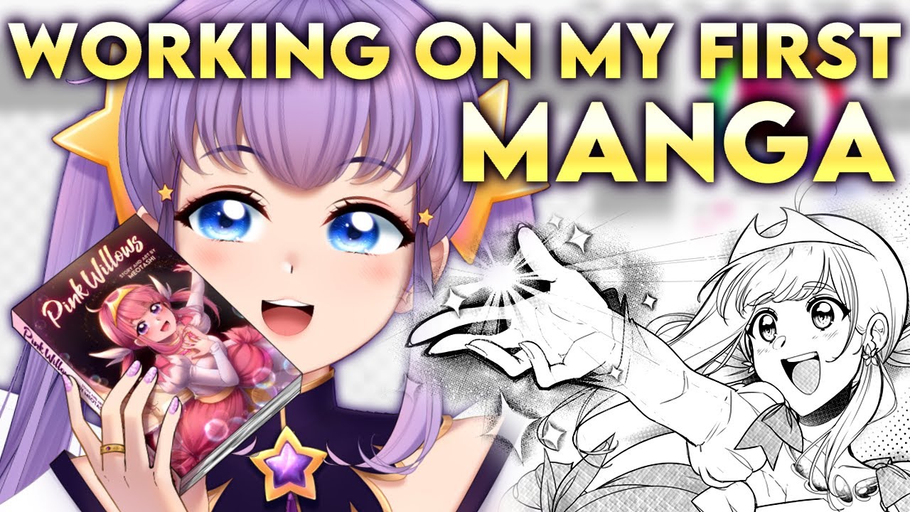 Drawing 】Working on my first manga WITH YOU!!! - YouTube