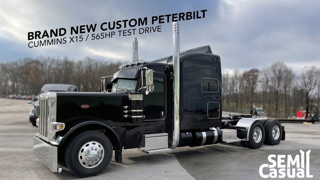 Test Drive & full walk around on a custom 2021 Peterbilt 389 - YouTube