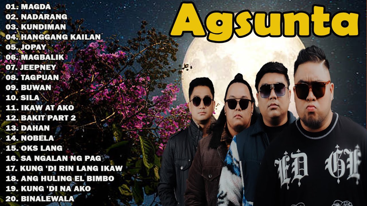 [No Ads] Agsunta Nonstop Song Covers -- Agsunta Greatest Hits Full ...