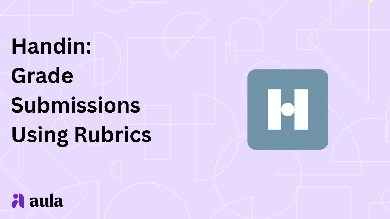 Handin: Grade Submissions Using Rubrics - YouTube