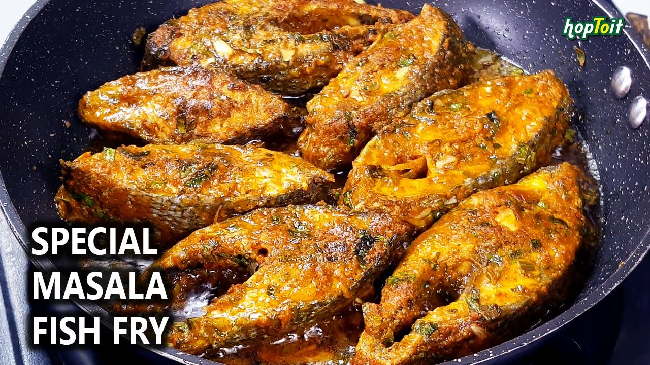 QUICK AND EASY SPICY MASALA FISH FRY | FISH FRY RECIPE | FISH TAWA FRY ...