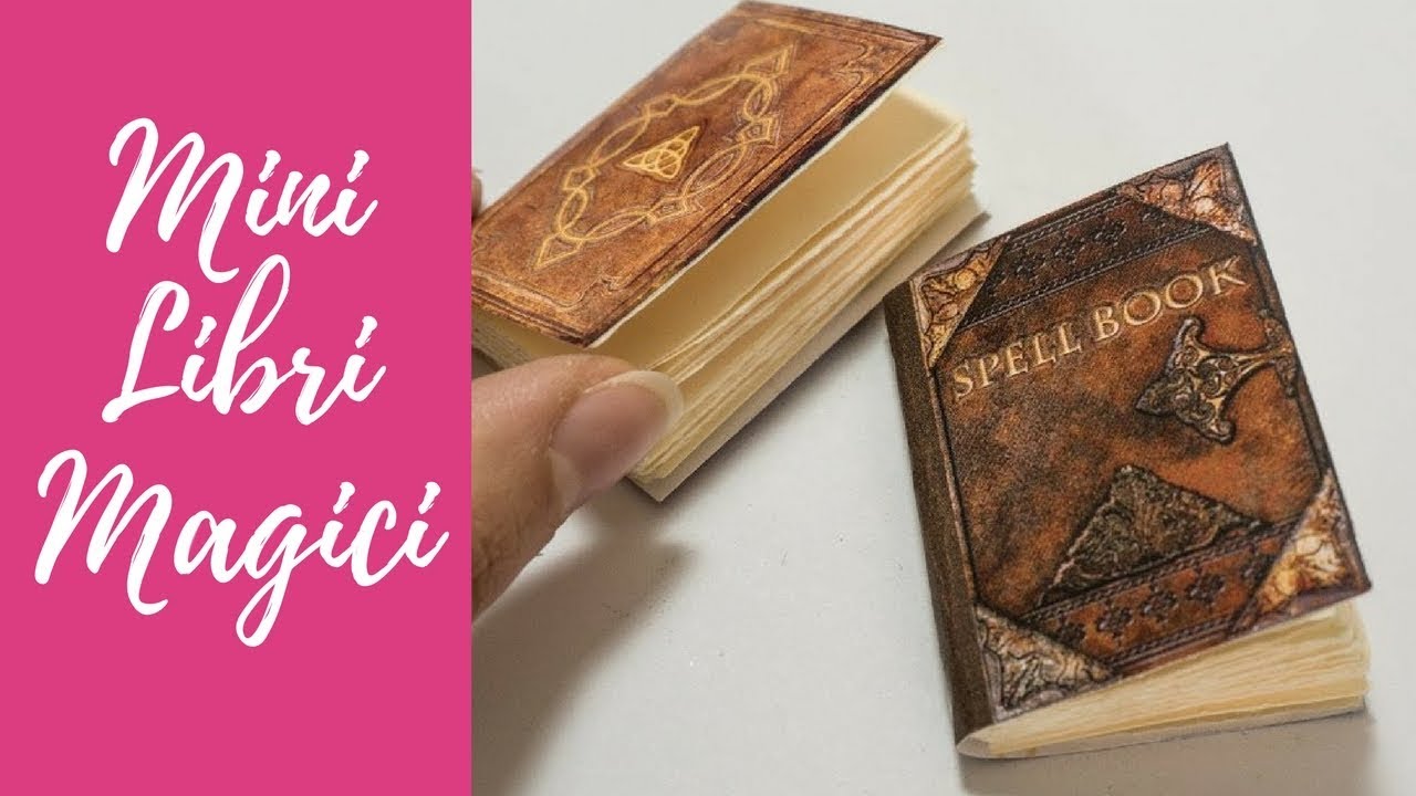 Tutorial: Mini Notebook per Halloween (ENG SUBS - DIY mini spell books ...